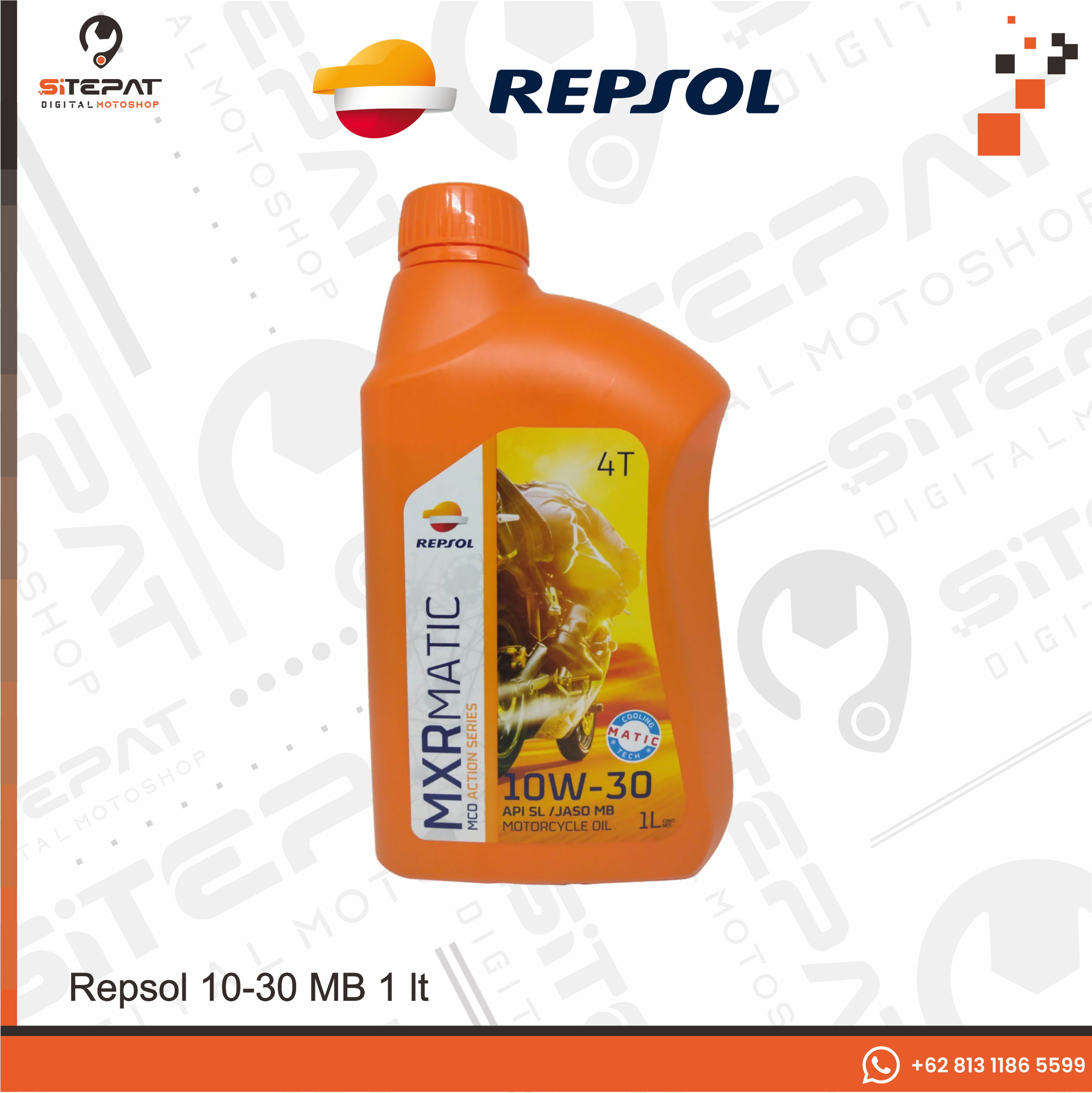 REPSOL MXR MATIC 10W-30 MB 1.0 LTR - Si-Tepat.com