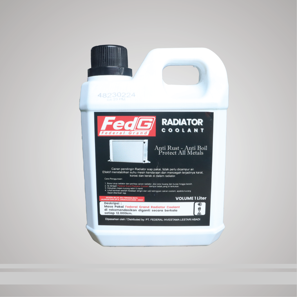 FED-G RADIATOR COOLANT HIJAU 1.0 LTR - Si-Tepat.com